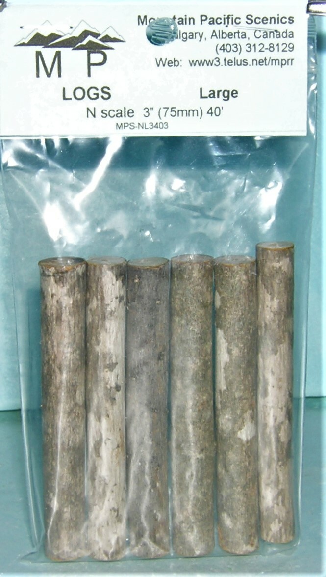 Large logs N, 1/16 (1:200mm) scales Model Railroad, Dioramas, 40' | eBay