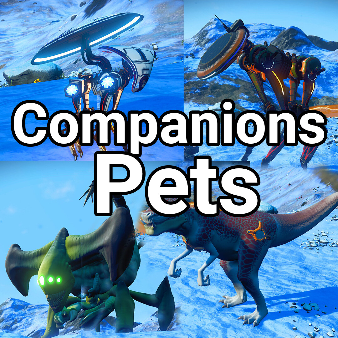 No Mans Sky Companions Pets TREX, Robotic, Monstrosity - PC, XBOX, PS4 ...