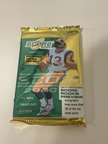 2000 Score NFL Football Trading Cards Unopened Sealed Hobby Pack | eBay