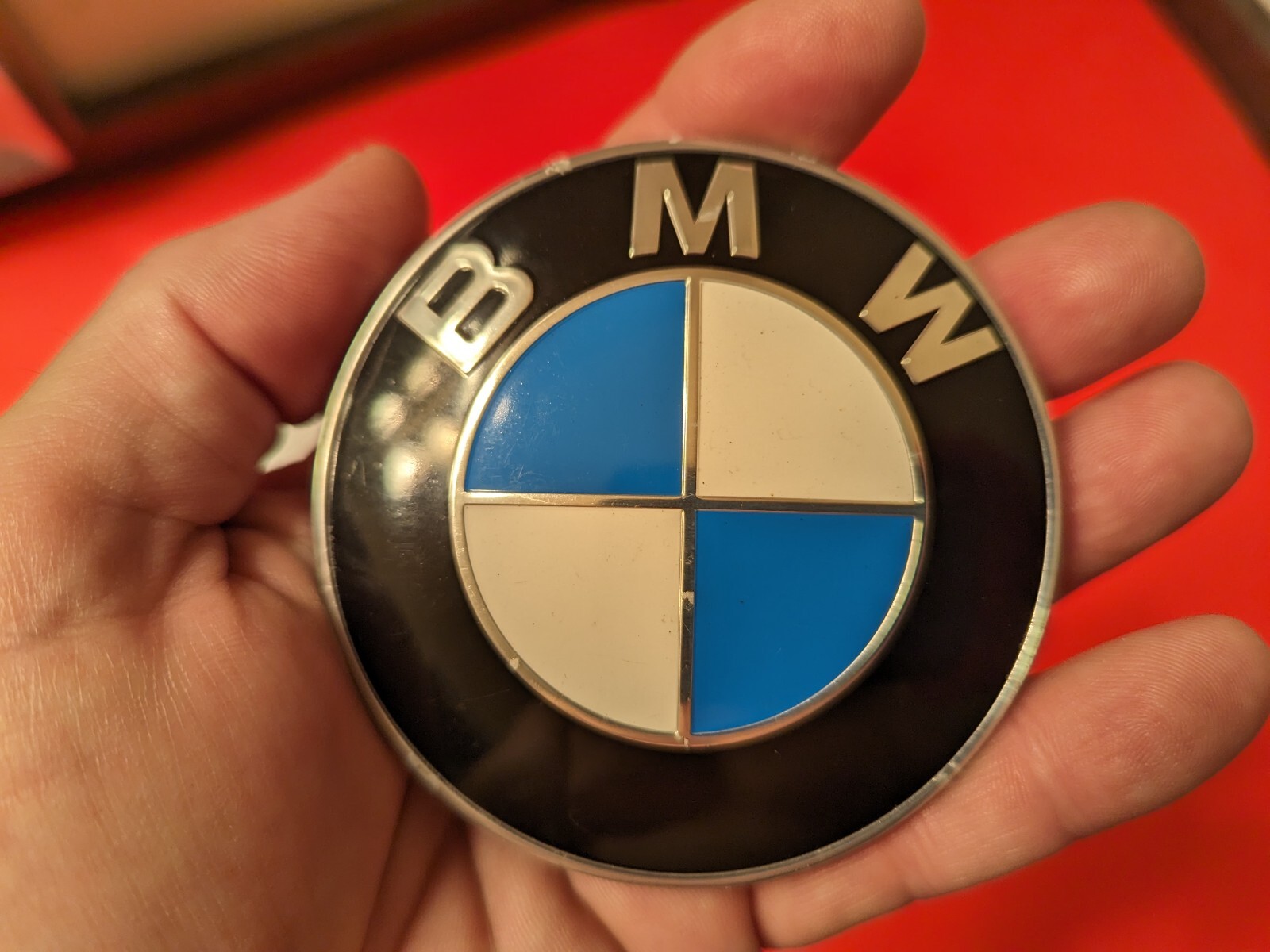 OE 99-11 BMW HOOD EMBLEM FRONT LOGO BADGE E46 E60 E92 E39 X5 ...