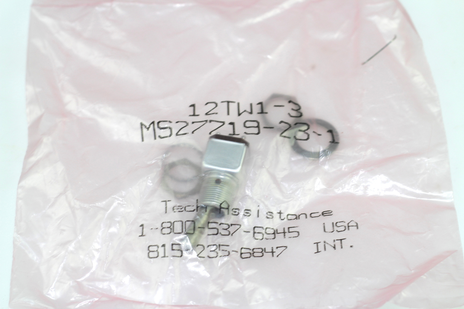 lot of 3 Microswitch Mil-Spec 12TW1-3 / MS27719-23-1 DPDT 5A 125V ...