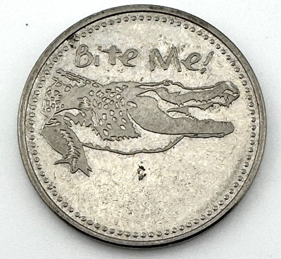 Gatorland Trade Token Coin Est 1949 BITE ME 1.5 in diameter | eBay