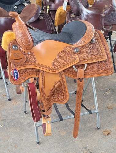 New Hud Roberts Signature Series Reining Horse Saddle 16" Seat Bullhide ...