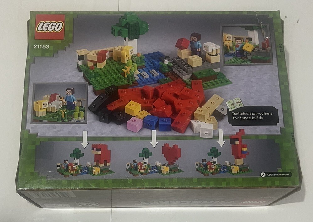LEGO Minecraft: The Wool Farm (21153) for sale online | eBay