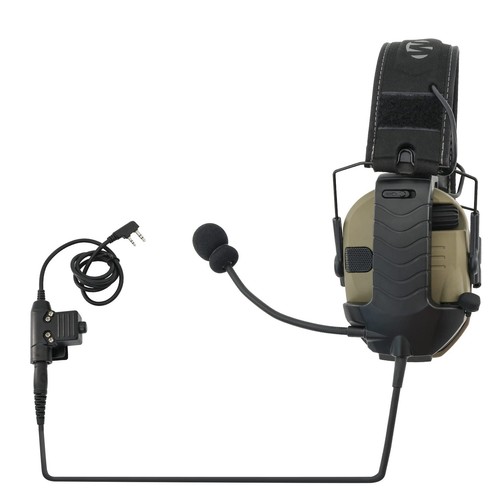 Microphone & PTT for Walker's Razor Noise Cancelling Headphones Airsoft ...