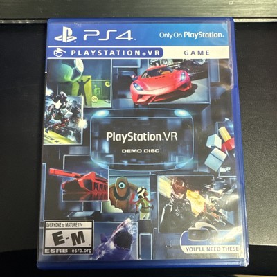 PS4 Playstation 4 VR PSVR - Playstation VR Demo Disc 1.0 - case & disc ...