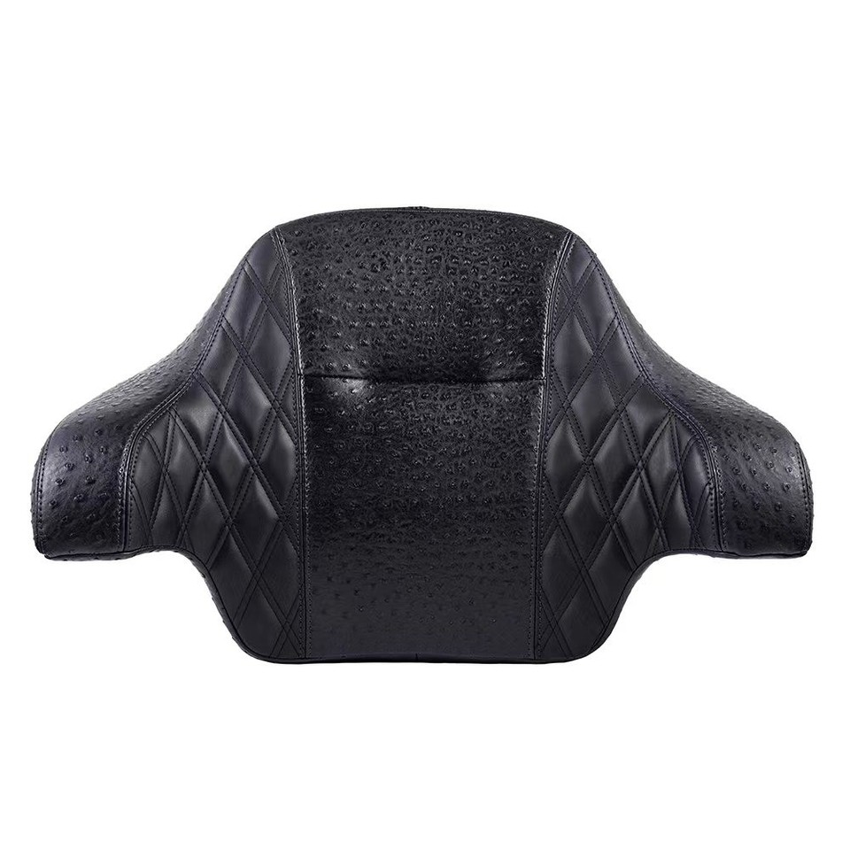 Raptor Wrap Around Backrest Pad Black Stitching For 14+ Harley King ...
