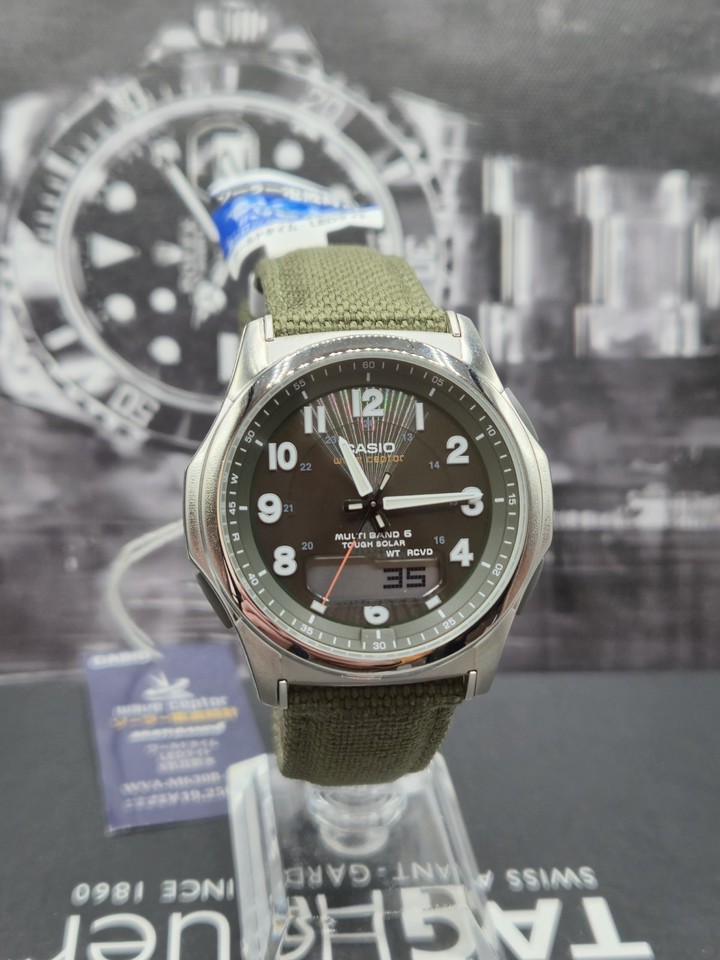 Casio Wave Ceptor WVA-M630B-3AJF Tough Solar Multiband 6 Watch | eBay