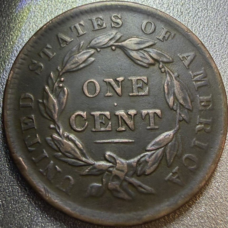 1838 Coronet Head Large 1 Cent Coin | eBay