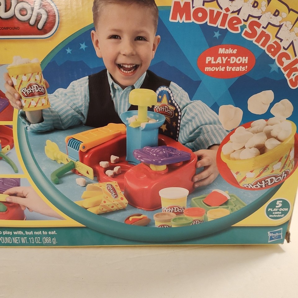 2009 New Play-Doh POPPIN' MOVIE SNACKS Rare Make Play Doh Movie Treats ...