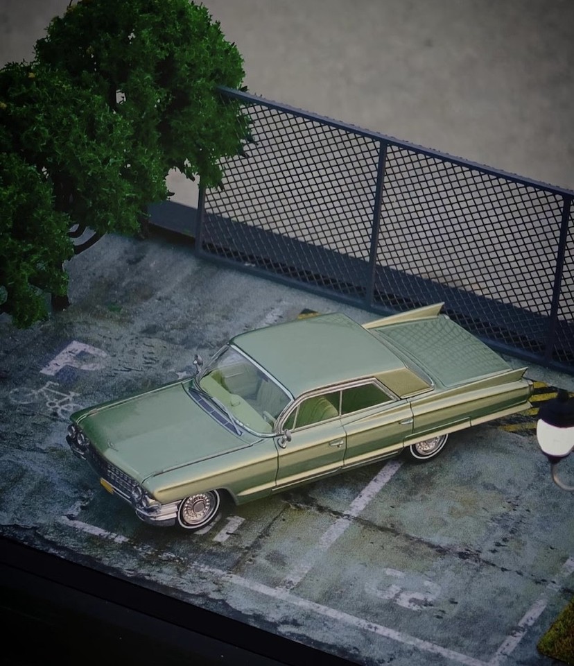 EY MK 1:64 1962 Deville Muscle Classic Sedan Sports Model Diecast ...