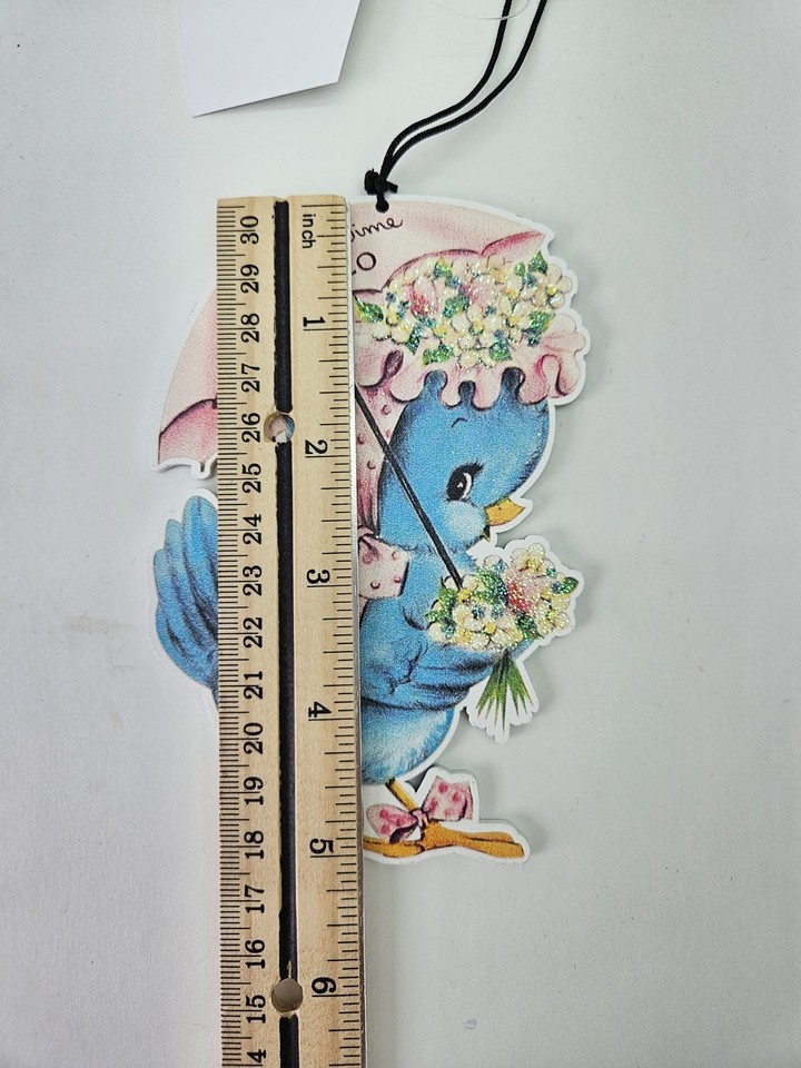 Hobby Lobby Blue Bird Easter Ornament Vintage Postcard Style Image | eBay