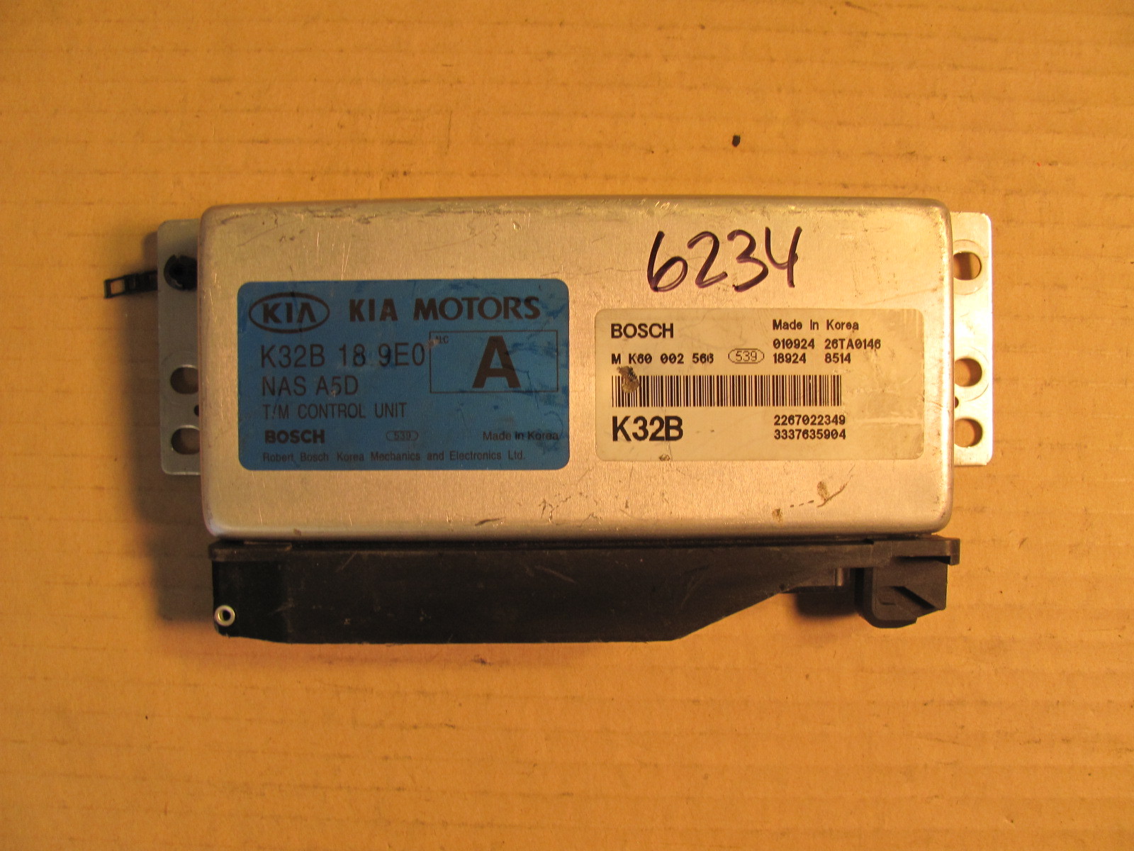 00-01-02 KIA RIO TCU TCM TRANS CONTROL MODULE 22670-22349 | eBay