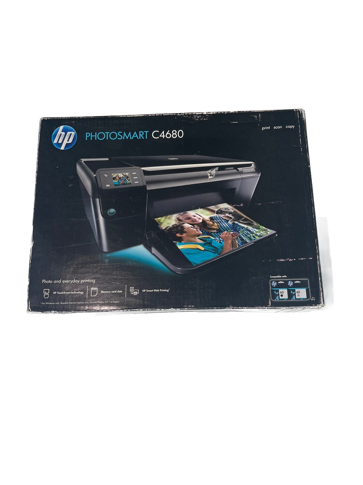 HP Photosmart C4680 Inkjet Printer COPY-PRINT-SCAN NIB SEALED NEW ...