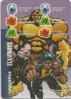 Marvel OVERPOWER Monumental TEAMWORK 6I FS +1 +2 Guardian Puck ...