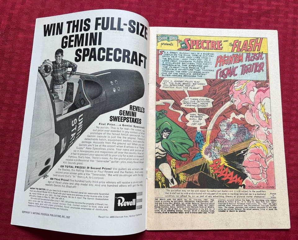 DC the Brave and the Bold #72 (July, 1967) Spectre/Flash,4th App of ...