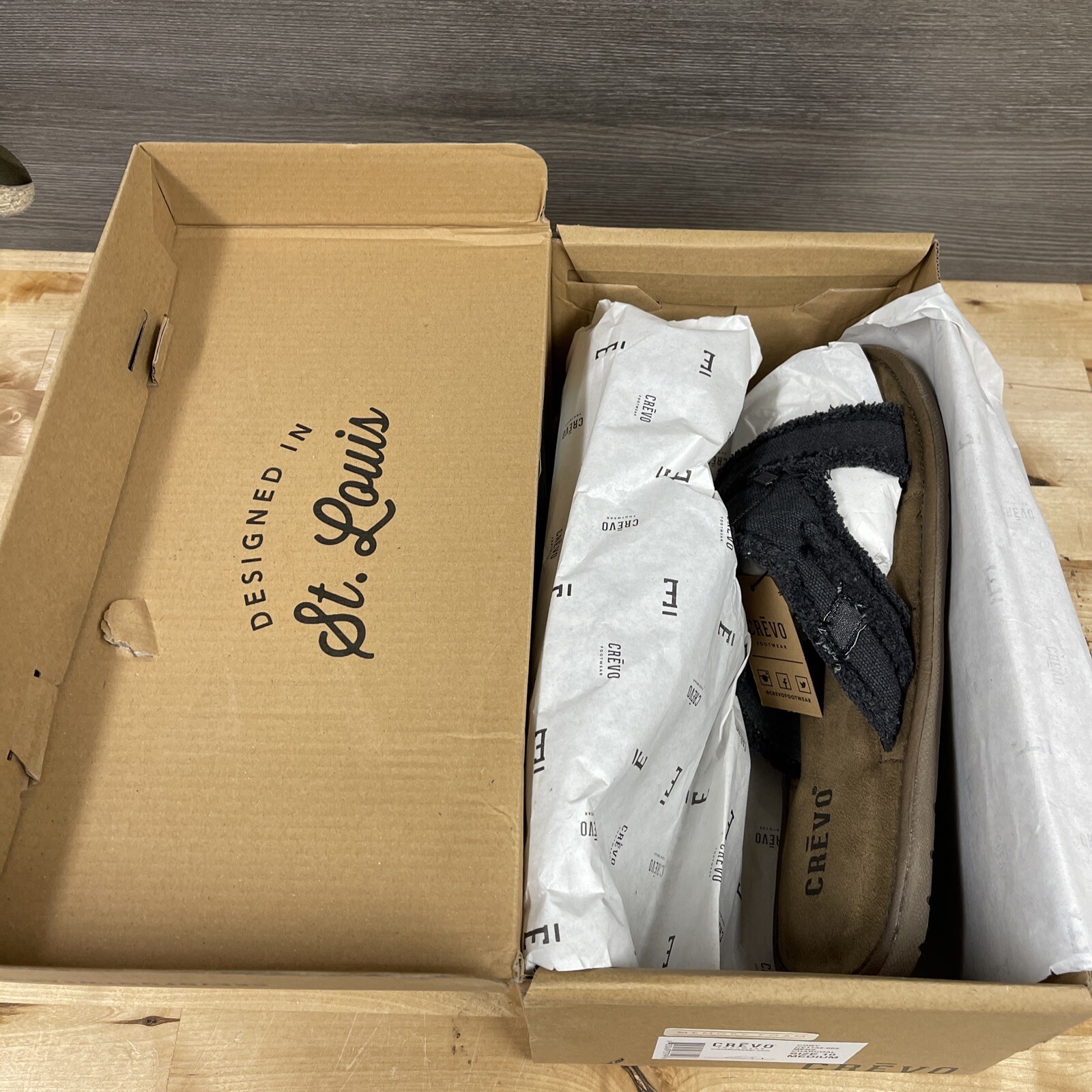 Crevo Cory Memory Foam Slide Sandals for Men Size 10 Medium New ...