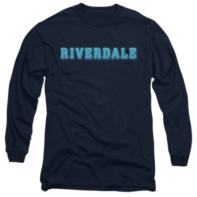 RIVERDALE RIVERDALE LOGO Licensed Adult Men's Long Sleeve Tee Shirt SM ...