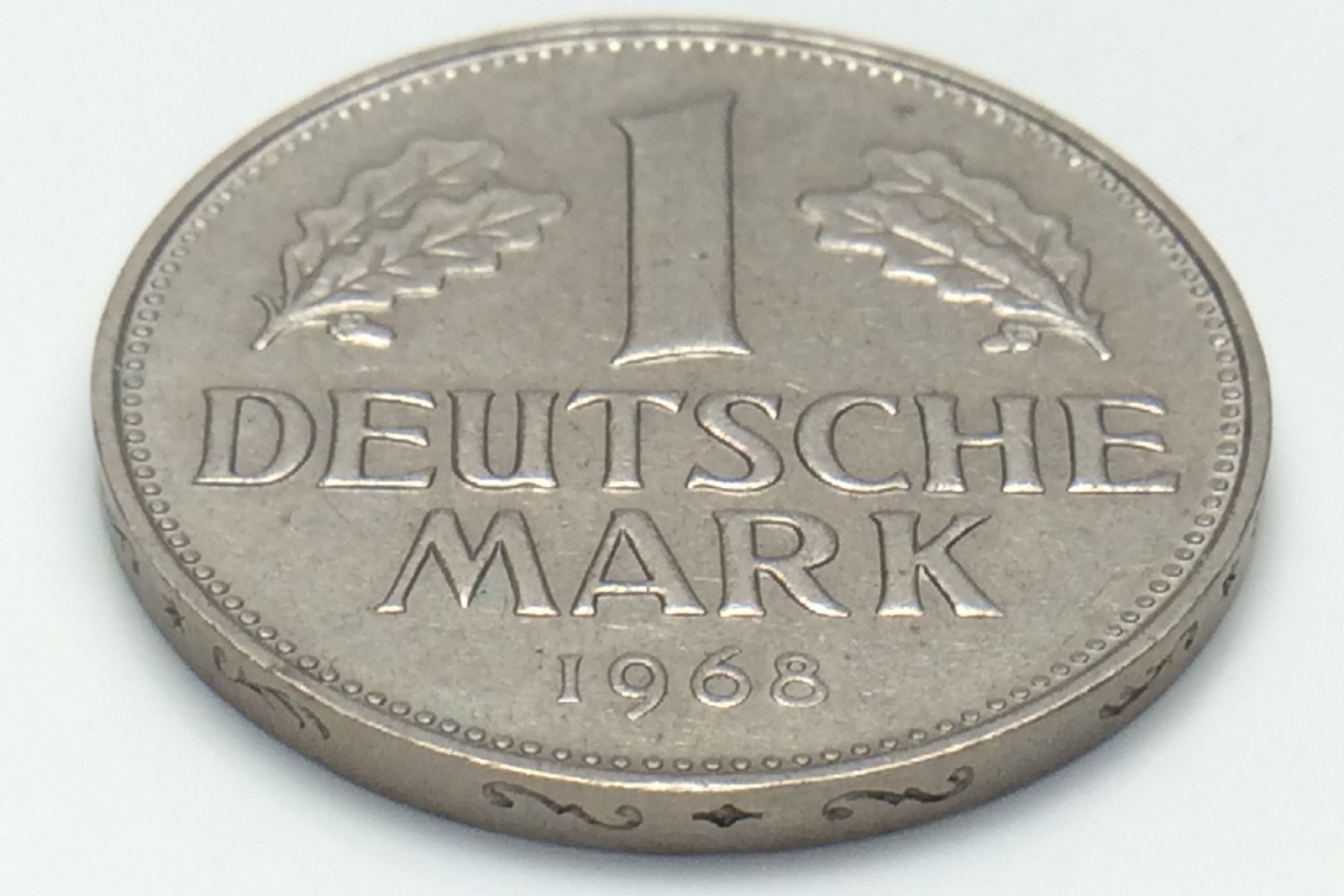 1968G Germany 1 Mark Deutschland Bundesrepublik German Uncirculated ...