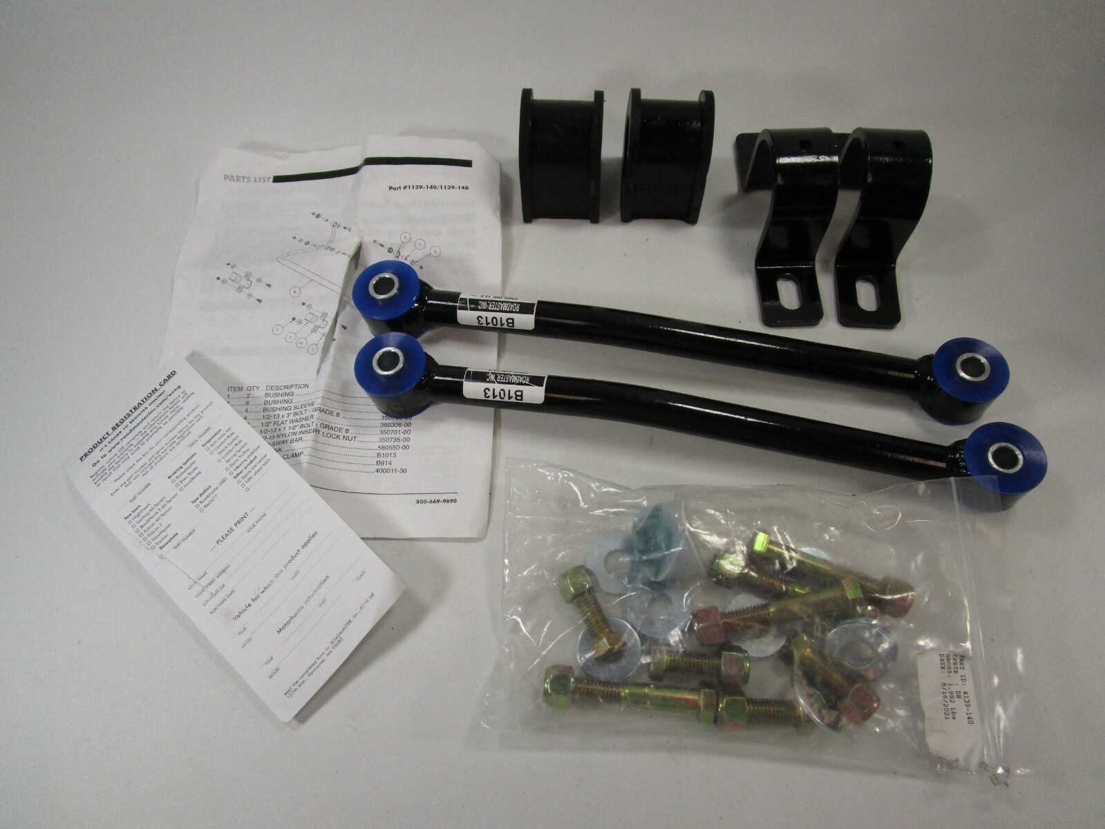 Kit Pair of Genuine Roadmaster B1013 13.5 End Links Minus Anti Sway bar ...
