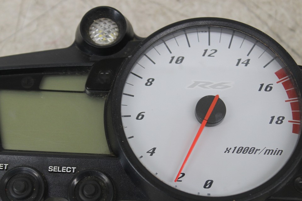 03-05 R6 06-09 R6S YAMAHA YZF R6 GAUGES DISPLAY CLUSTER SPEEDOMETER UNK ...