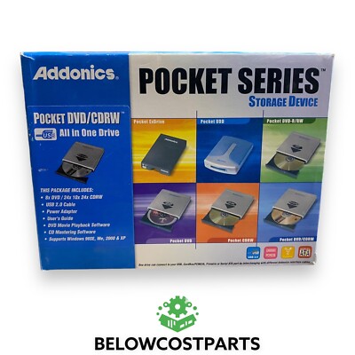 Addonics All In One Drive DVD CDRW Disk Drive Unit Pocket Series ...
