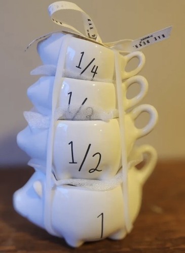 Rae Dunn Pig Measuring Cups New With Tags. White. | eBay