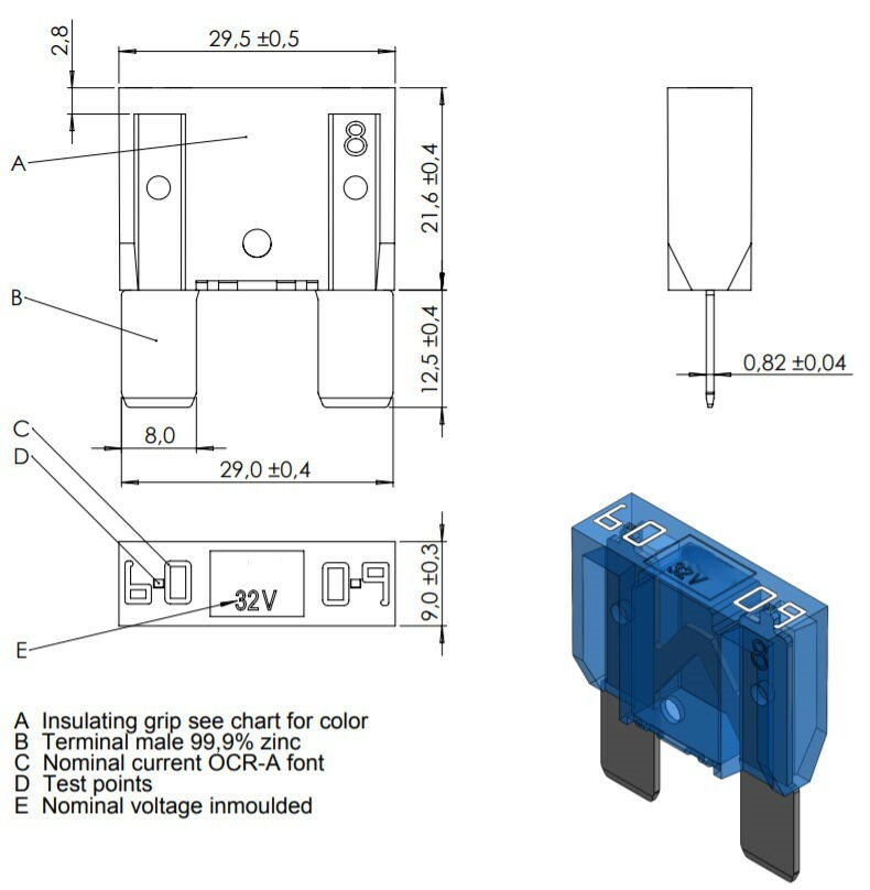 Five Flosser 314825 25 Amp Maxi Type Fuses MAX25 - Made in Europe | eBay