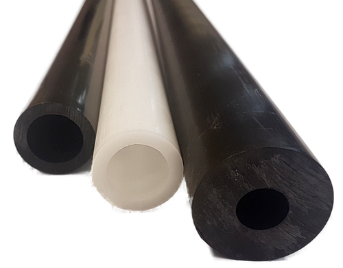Kunststoff POM Hohlstab Rundrohr Ringe AD 20-50mm L=10-95 mm schwarz ...