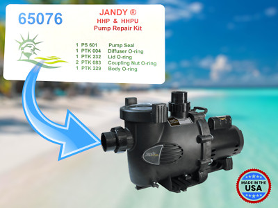 HHP & HHPU PUMP REPAIR KIT BY LIBERTY SEALS 65076 REPLACEMENT FOR JANDY ...