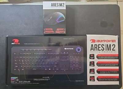 Gaming Keyboard iBuyPower Ares M2 RGB Backlit with 11 Effects with ...