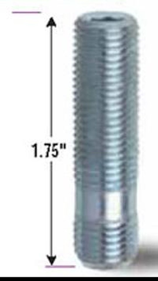 Gorilla Automotive Wheel Lug Nut Stud M12-1.25 Thread 1.75'' Long | eBay