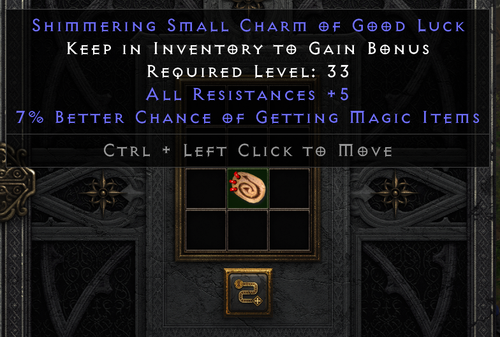 5 All res 7mf sc Small Charm - Diablo 2 D2R Ladder/Non-Ladder Softcore ...