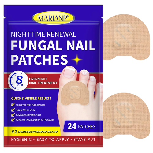 Toenail Treatment Extra Strength - 24 Pcs Nighttime Nail Patches ...