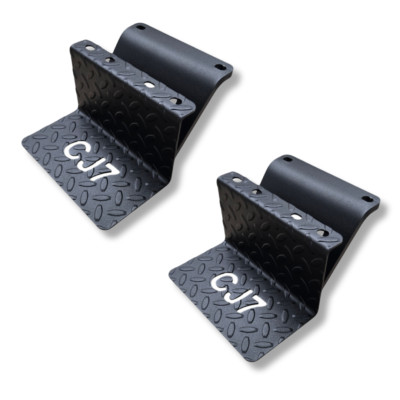 CJ5 Side Steps Compatible with Jeep © CJ Vehicles (Pair) - CJ7 Cutout ...