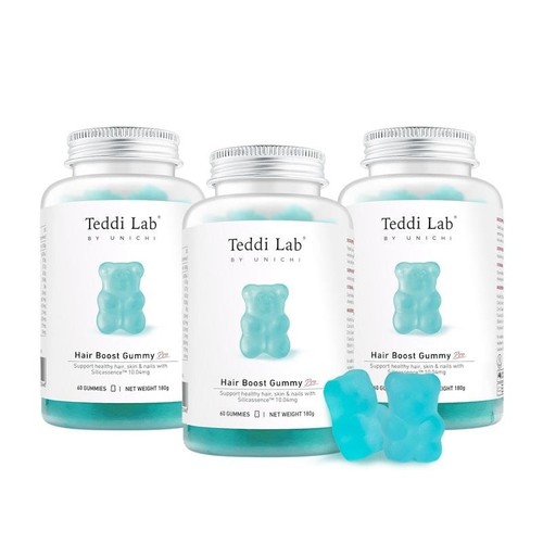 3 x Unichi Teddi Lab Hair Boost Gummy Pro 60 Gummies | eBay Australia