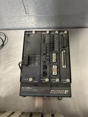 Reliance 805401-3S 4 Slot Rack w/ Cards Power Supply PMI Processor ...