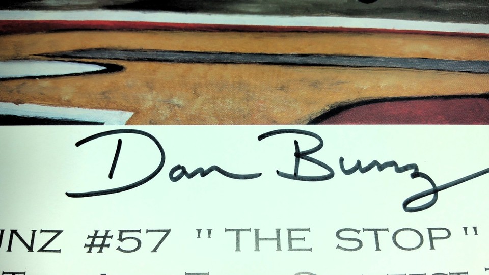 Bill Walsh Joe Montana & Danny Bunz signed The Stop Litho by Ben Teeter ...