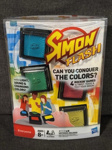 NEW FACTORY SEALED Hasbro Electronic Simon Flash Conquer Colors Game ...