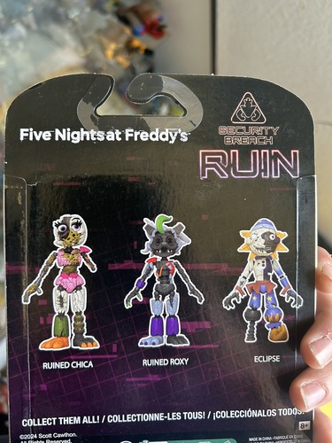 Five Nights at Freddys Security Breach Ruin Ruined Chica Action Figure ...
