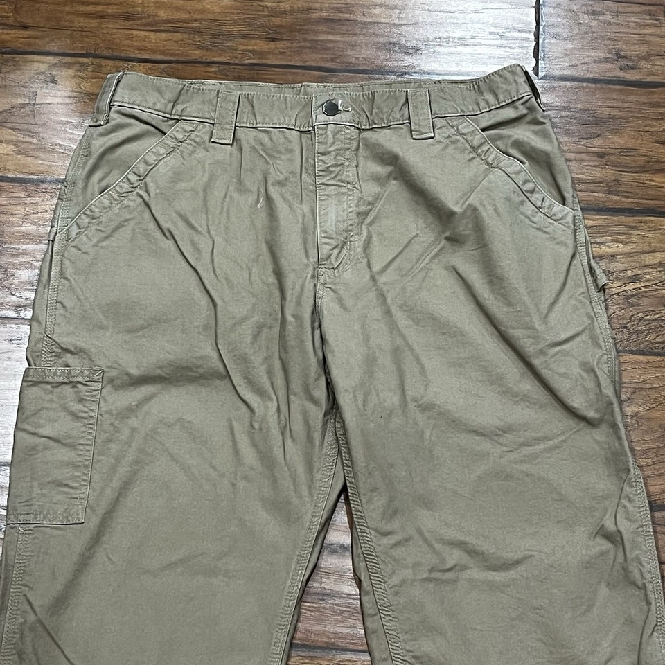 Carhartt Pants Men's 38x30 (Fit 36x28.5) Original Dungaree Fit Workwear ...
