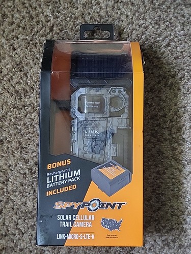 SPYPOINT SOLAR CELLULAR TRAIL CAMERA LINK-MICRO-S-LTE-V | eBay