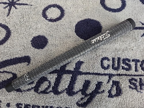 RARE SCOTTY CAMERON 3 CROWN BLACK FULL CORD PUTTER GRIP⛳⛳⛳72G-10.25" | eBay