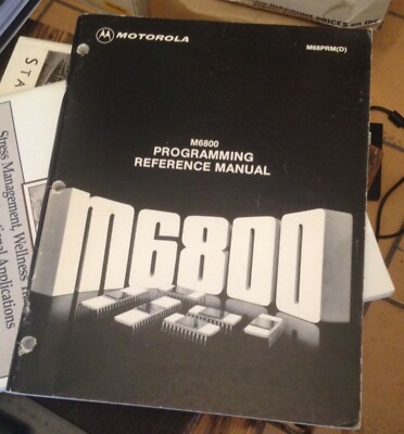 MOTOROLA M6800 Programming Reference Manual 1976 | eBay