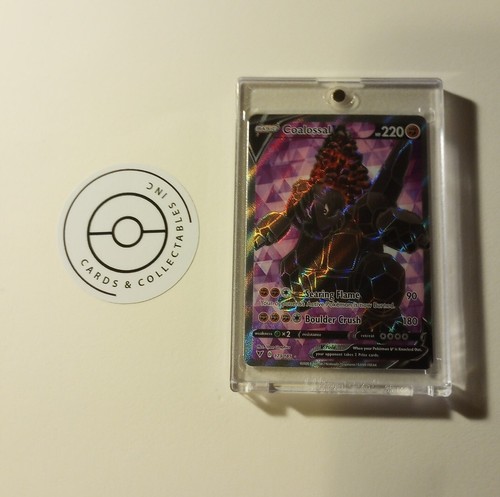 Pokémon TCG - Coalossal V Vivid Voltage (173/185) Holo Full Art NM/Mint ...