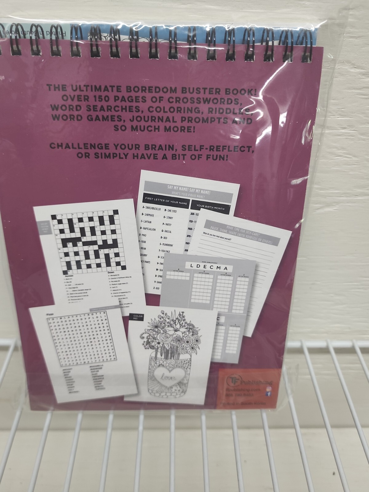 TF PUBLISHING - Just Be Happy Puzzles Book/Pad Set of 2 - Puzzles ...