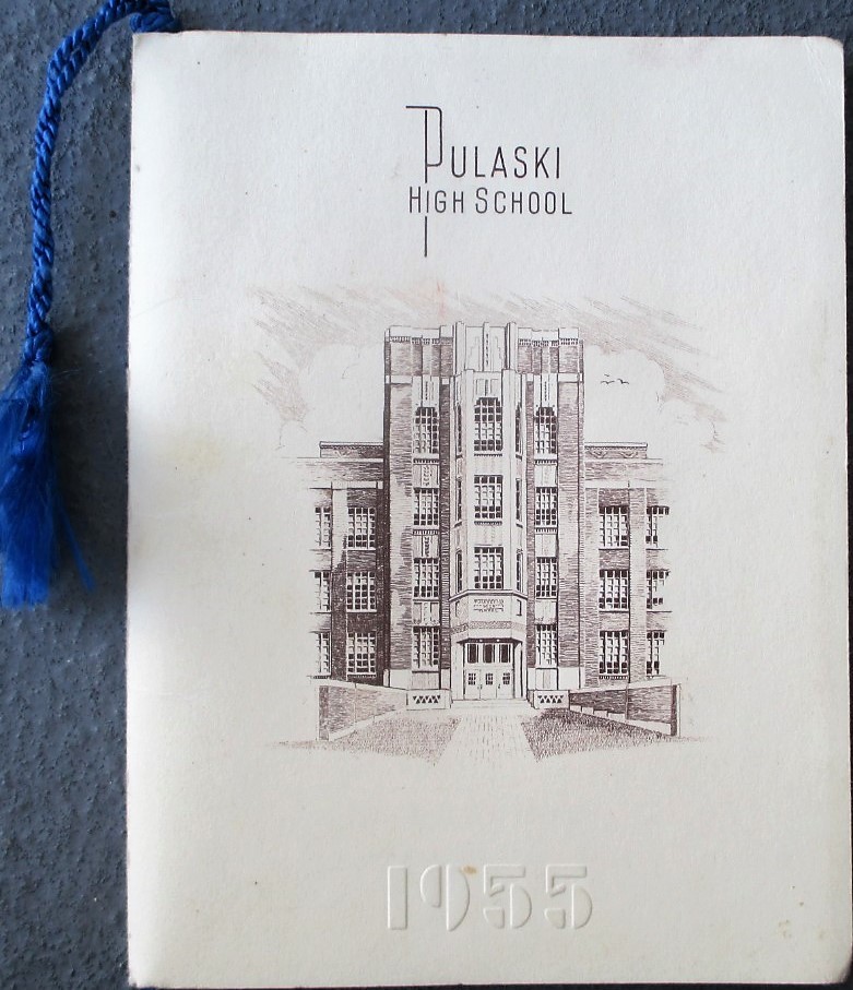 Milwaukee, WI 1955 Pulaski High School Commencement Booklet w/Engraved ...