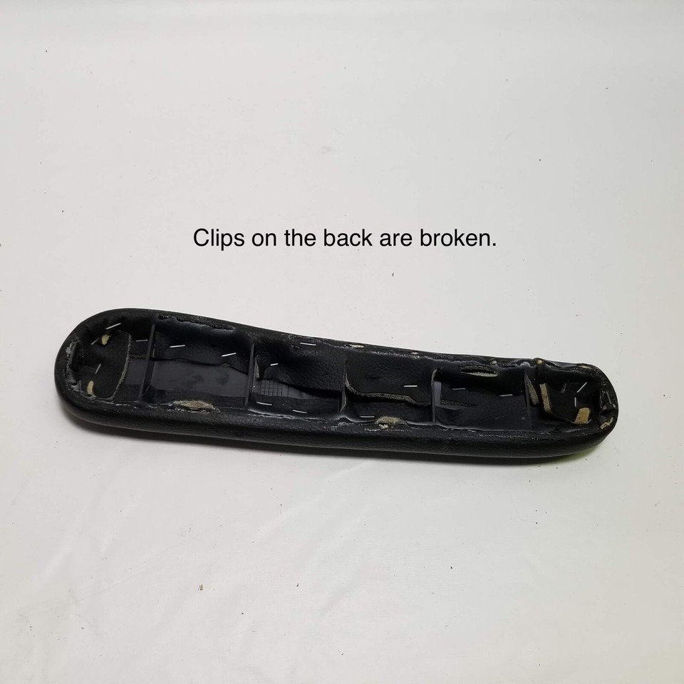 FIAT 500 Arm Rest Driver Console Center Lid Cover Top Part Black OEM | eBay