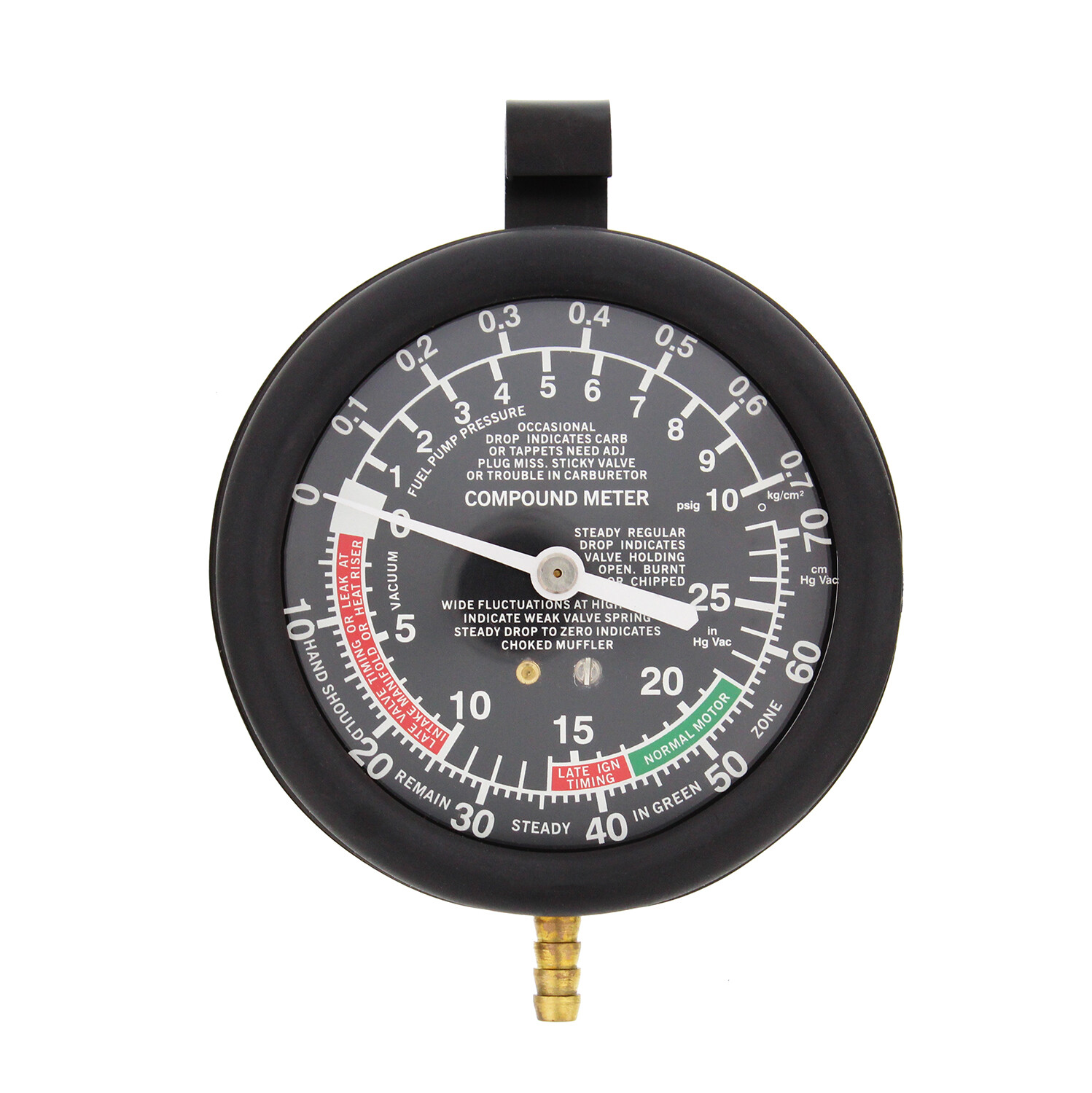 ABN Carburetor Intake Manifold Vacuum Fuel Pump Pressure Tester Gauge ...
