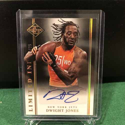2014 Panini Limited Limited INK Gold /25 Dwight Jones #LI-DW AUTO NEW ...